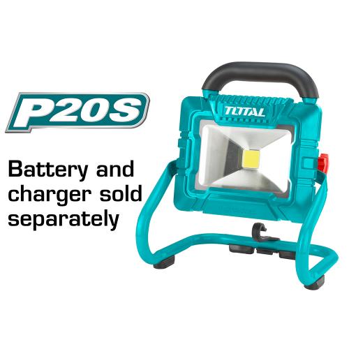 REFLECTOR INALAMBRICO 20W 1800 LUMENES BATERIA Y CARGADOR NO INCLUIDO ...